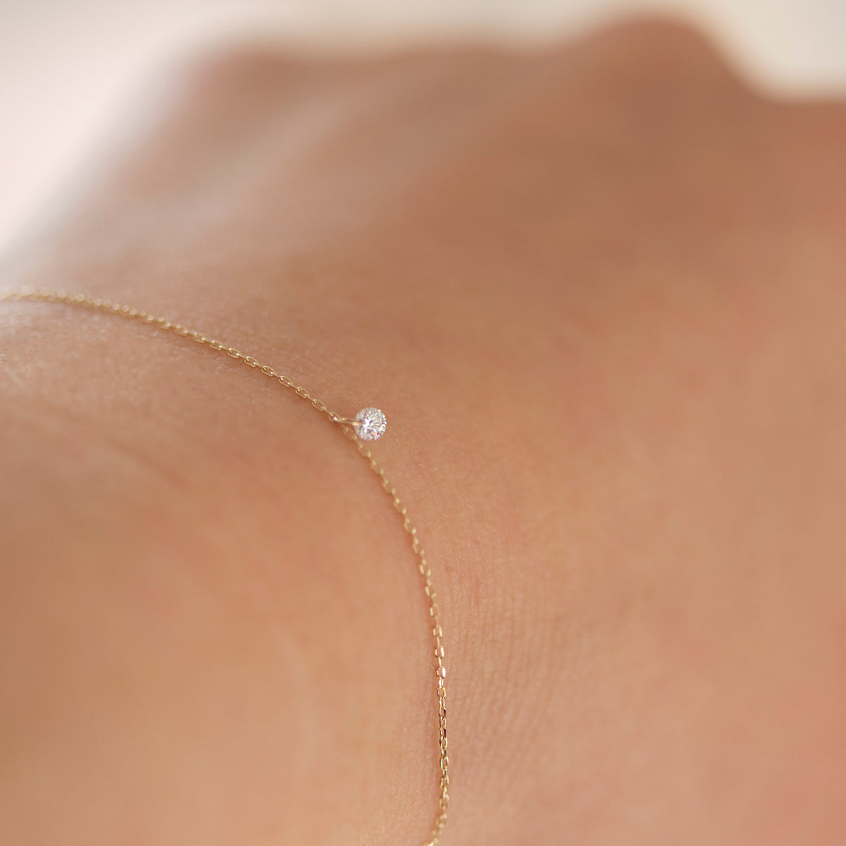 14k Gold Bare Diamond Bracelet – E&E PROJECT