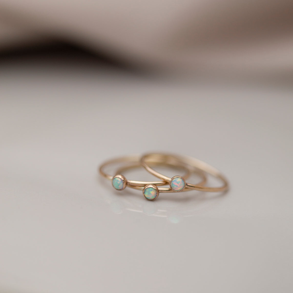 Tiny Opal Ring – E&E PROJECT