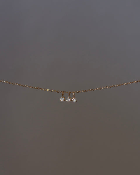 14k Baby Diamond Necklace – E&E PROJECT