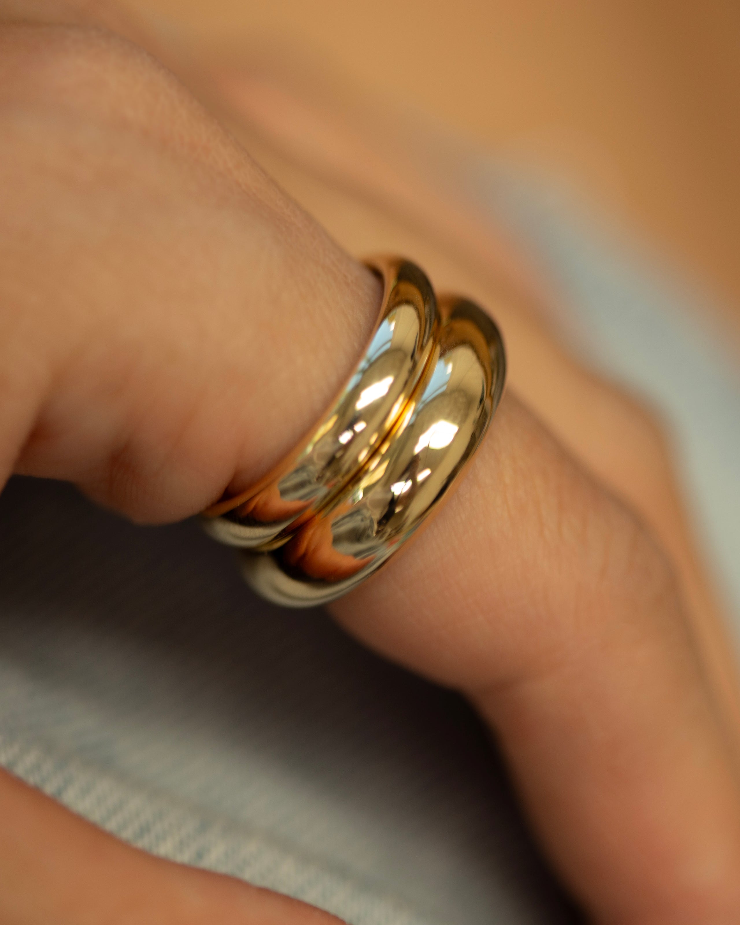 14k Classic Dome Ring – E&E PROJECT