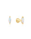 14K Gold Marquise Opal Flat Back Earring – E&E PROJECT