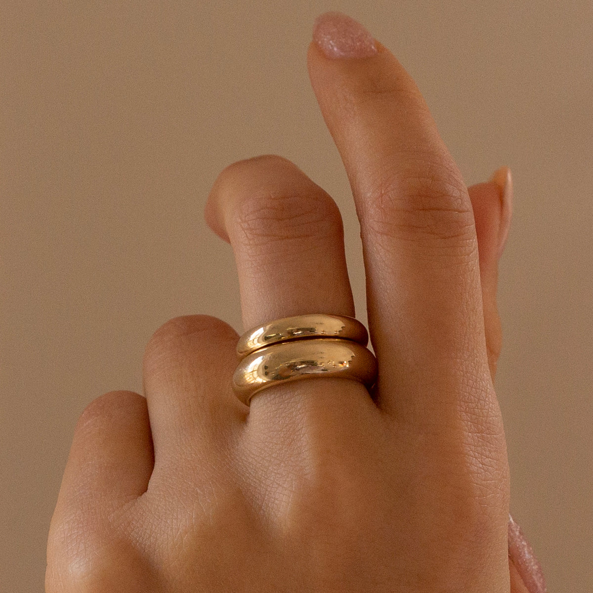 14k Classic Dome Ring – E&E PROJECT