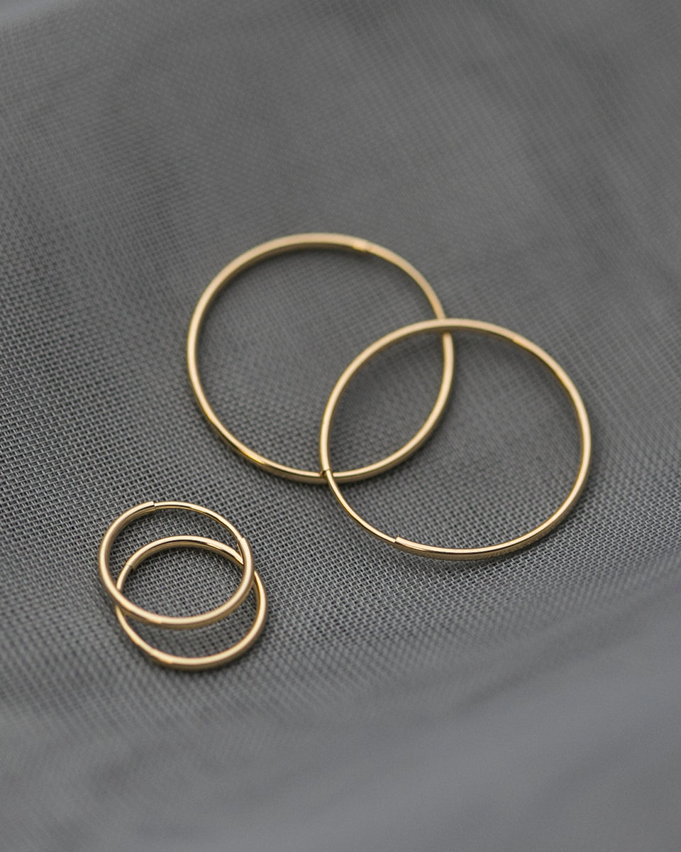 14K Endless Hoops – E&E PROJECT