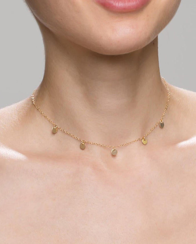 Disc Dangle Necklace – E&E PROJECT