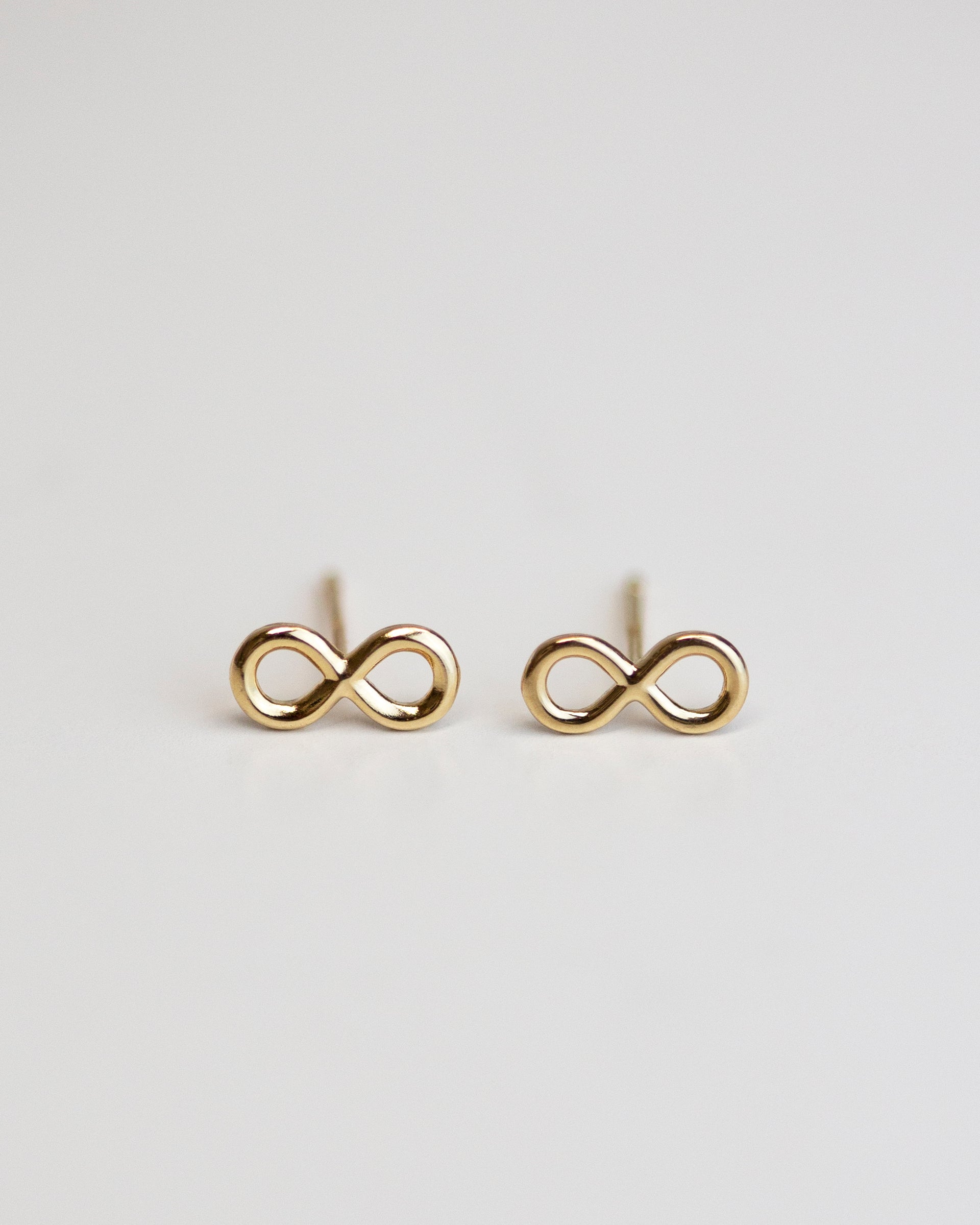 14k Infinity Stud Earrings – E&E PROJECT